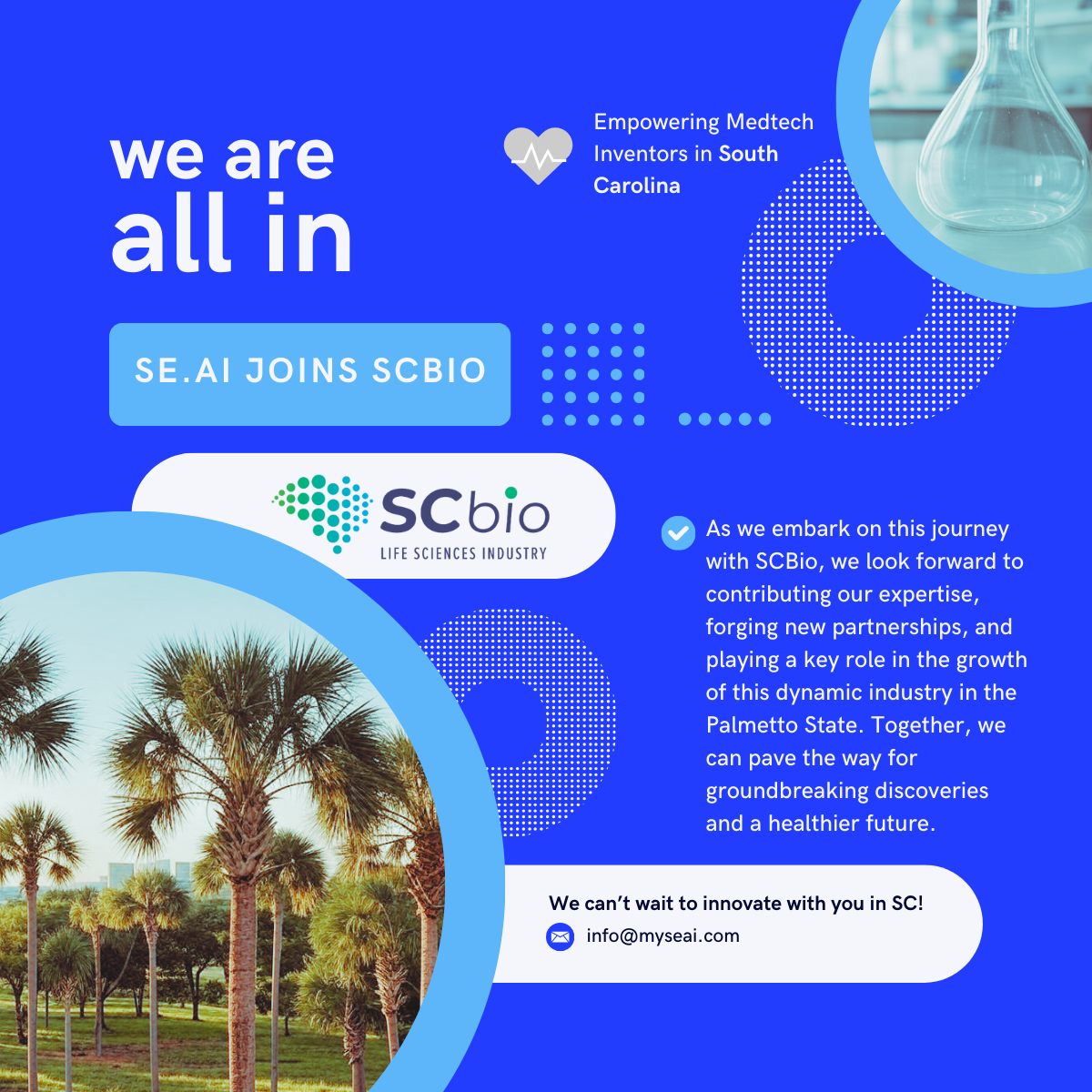 SE.ai Joins SCbio: Advancing Life Sciences in South Carolina – SE.ai
